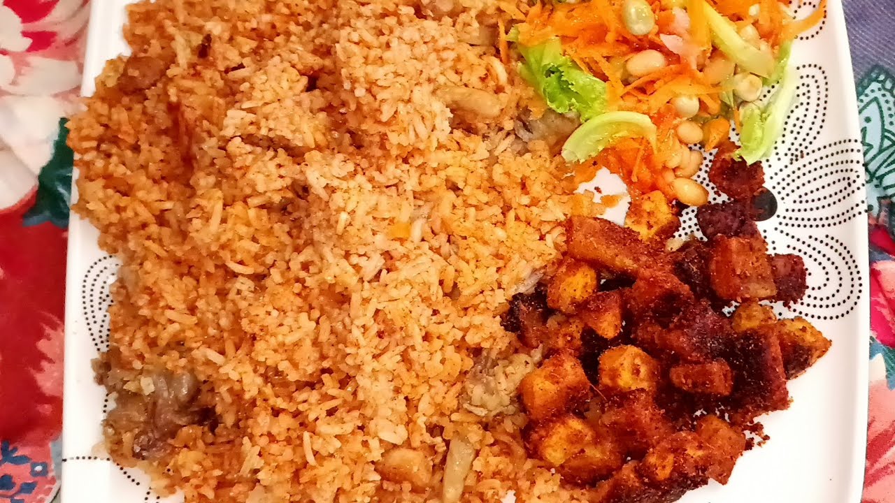 Pork & Mushroom Jollof Rice #worldjollofriceday #worldjollofday # ...