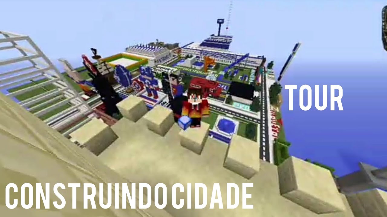 Tour Pela Cidade MINECRAFT Parte Nova - YouTube