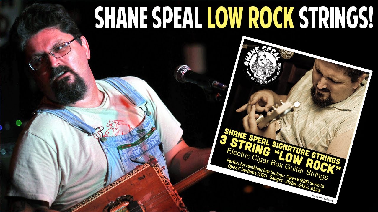 Shane Speal LOW ROCK Cigar Box Guitar Strings CBGitty.com/LowRock - YouTube