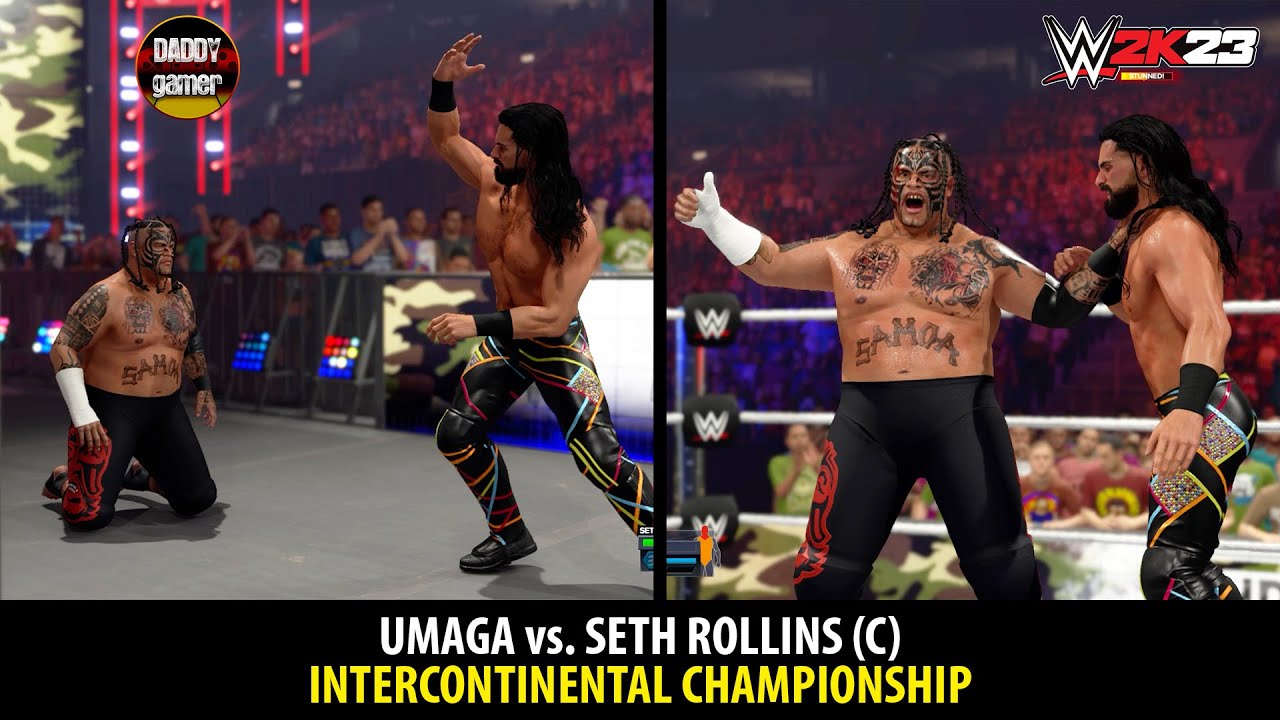 Umaga vs. Seth Rollins (C) Intercontinental Championship Match | WWE ...