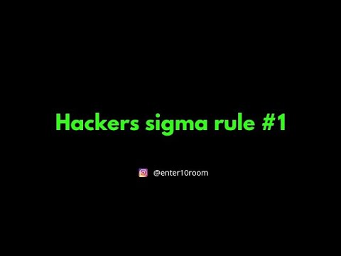 @Broken💔 | Hackers sigma rule #1 first time on YT| hackers status ...