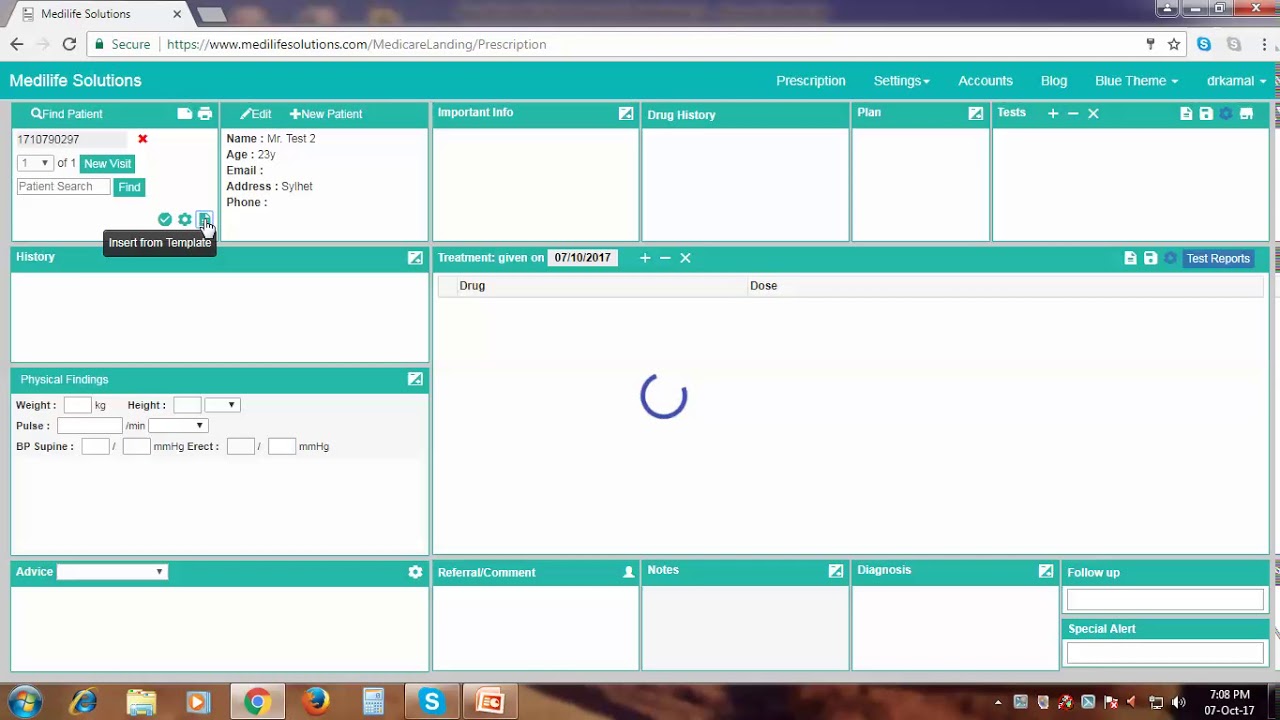 Quick prescription generation - YouTube