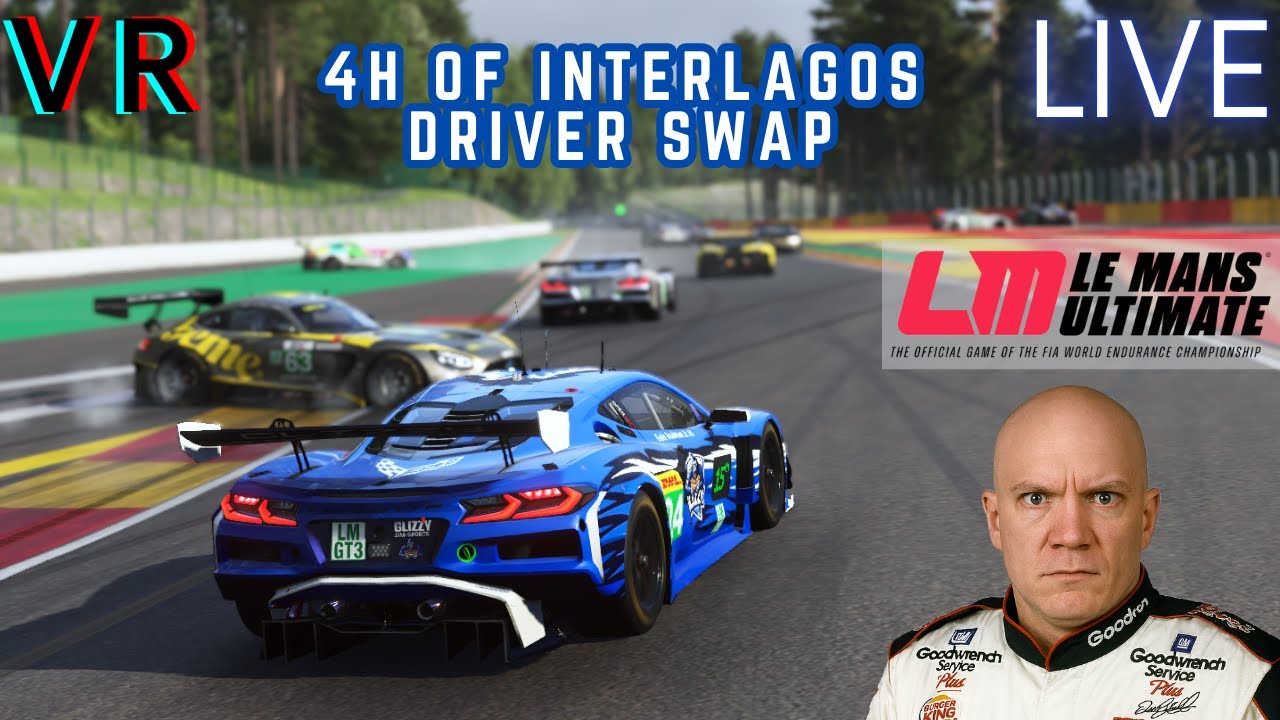 🔴 LMU Driver Swap - 4h oh Interlagos w/ @jonathanclifford999 - YouTube
