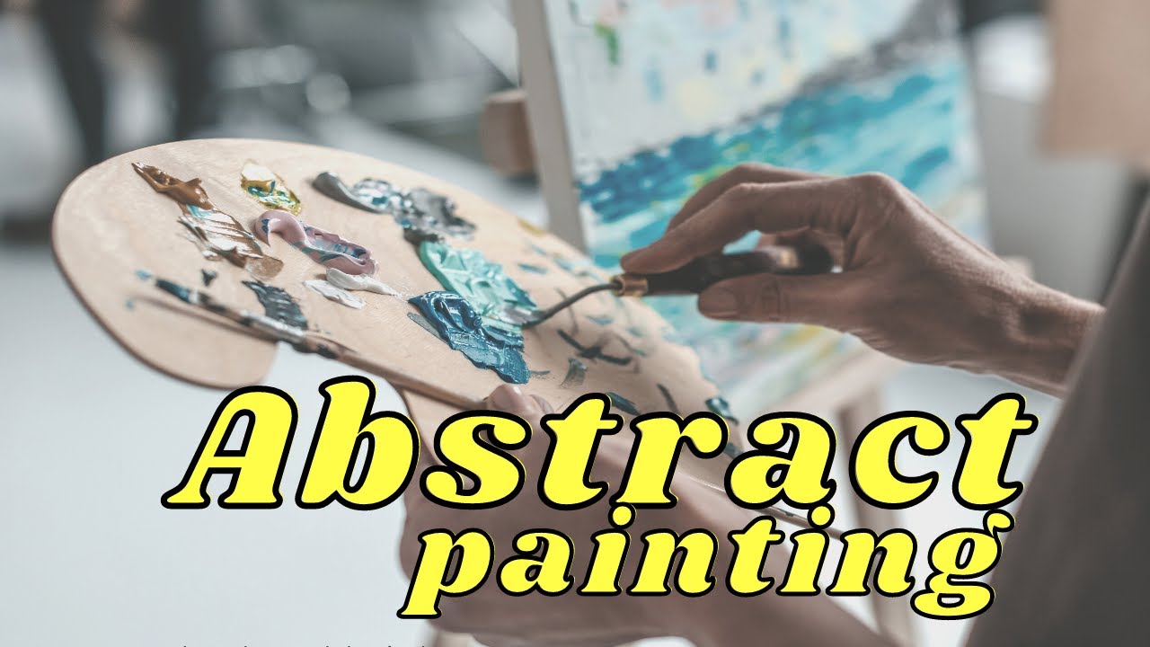 abstract painting art for beginners | painting art tutorial - YouTube