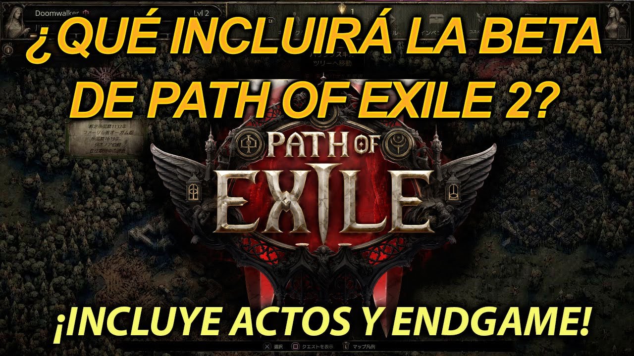 "¡CONFIRMADO! La BETA de PATH OF EXILE 2 será la mitad del juego" - YouTube