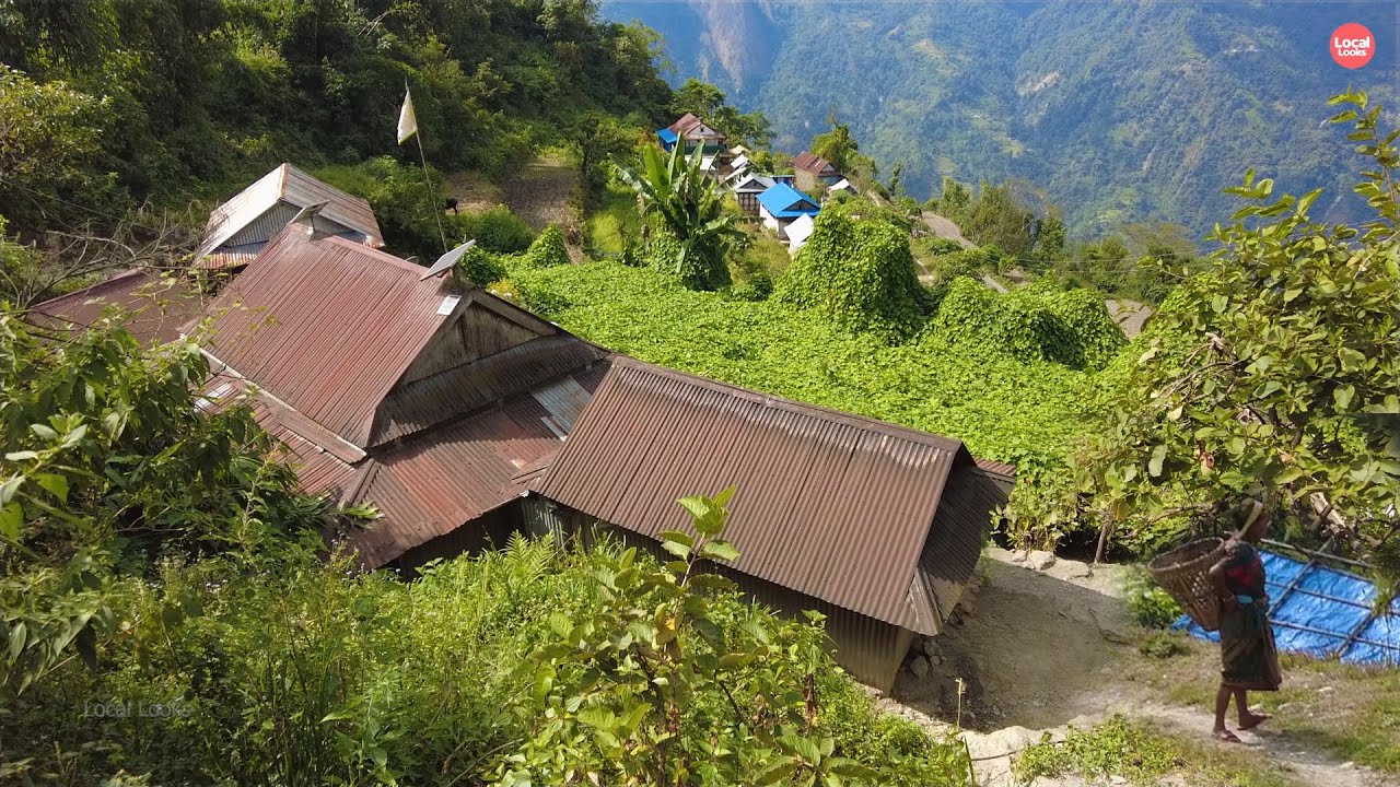 Remote Mountain Villagers Lifestyle-Beautiful Houses on Remote Area ...