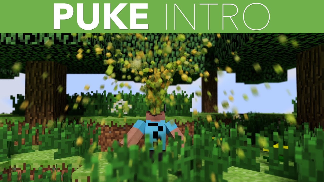 Puke Minecraft Intro Template - YouTube