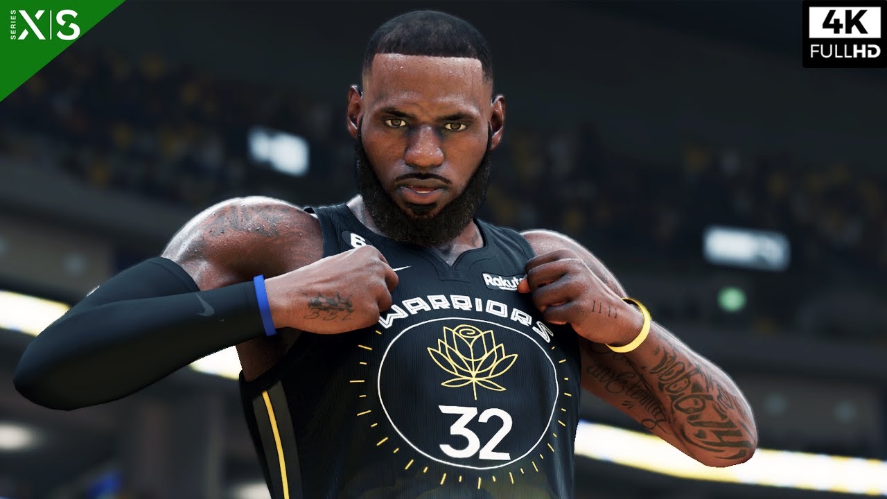 NBA 2K23 LeBron James has signed with the Golden State Warriors |XBOX ...