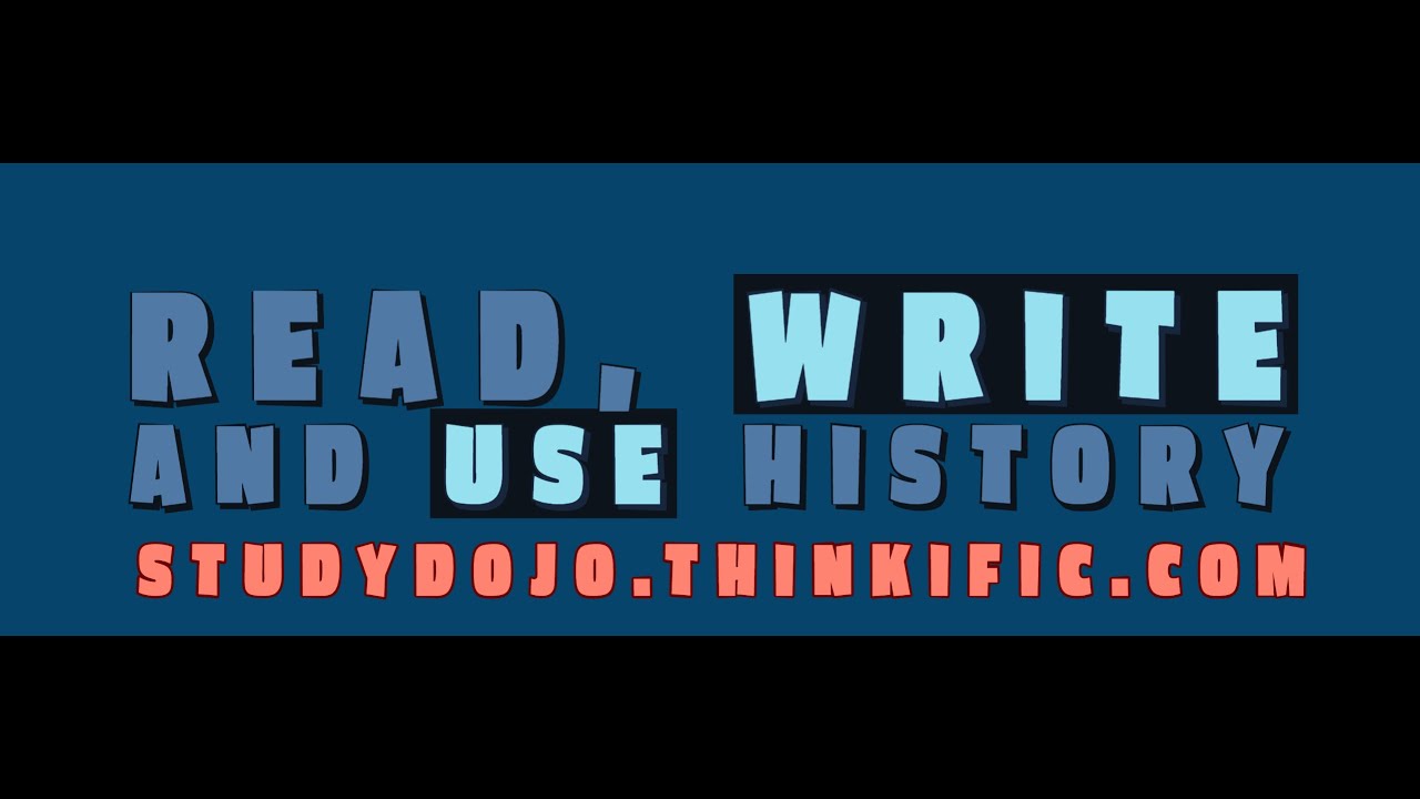 Read Write and Use History Introduction Video - YouTube