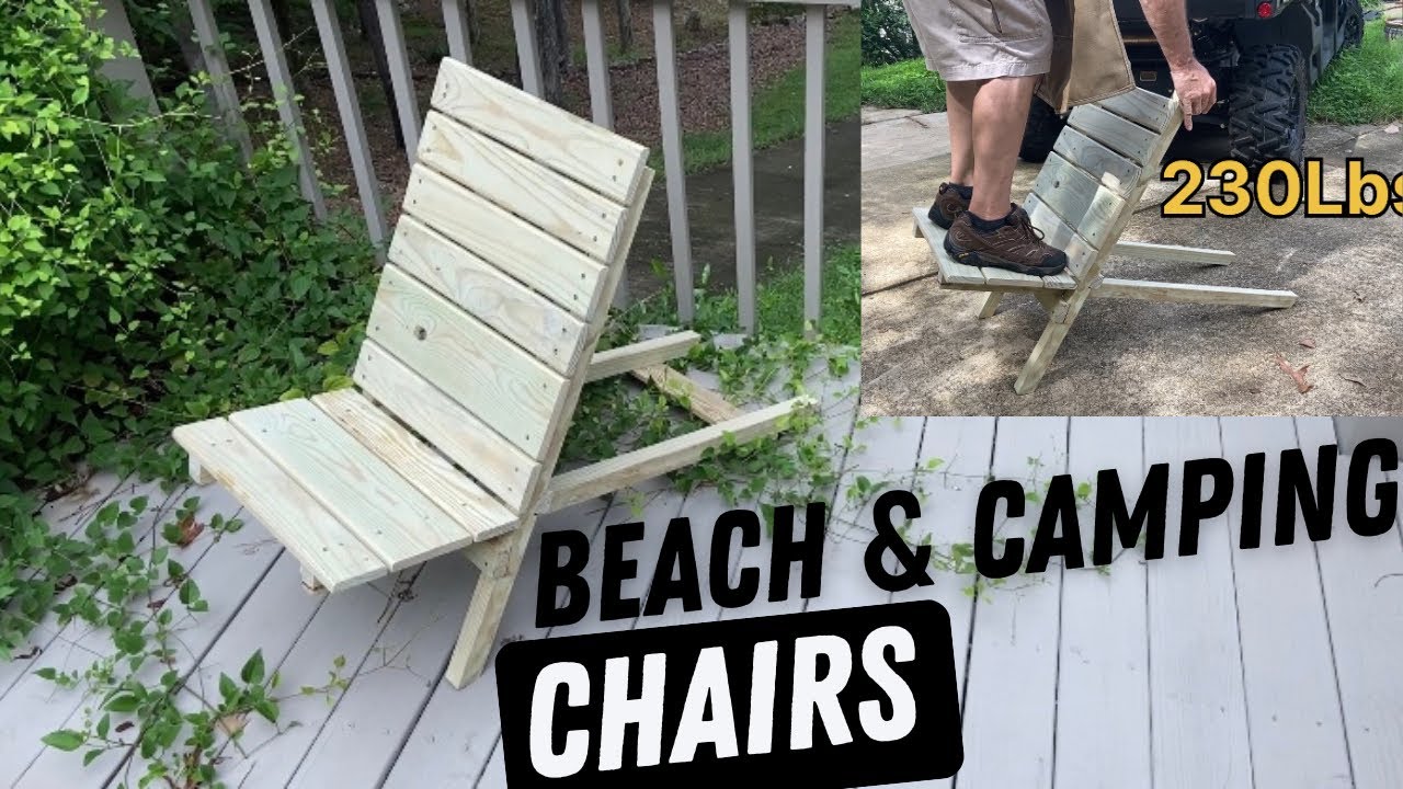 How to Make a Chair Beach or Camping Chair - YouTube