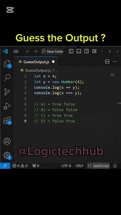 JavaScript Challenge: Can You Guess the Output 🤔😱 | @LogicTechHub #javascript #programming - YouTube