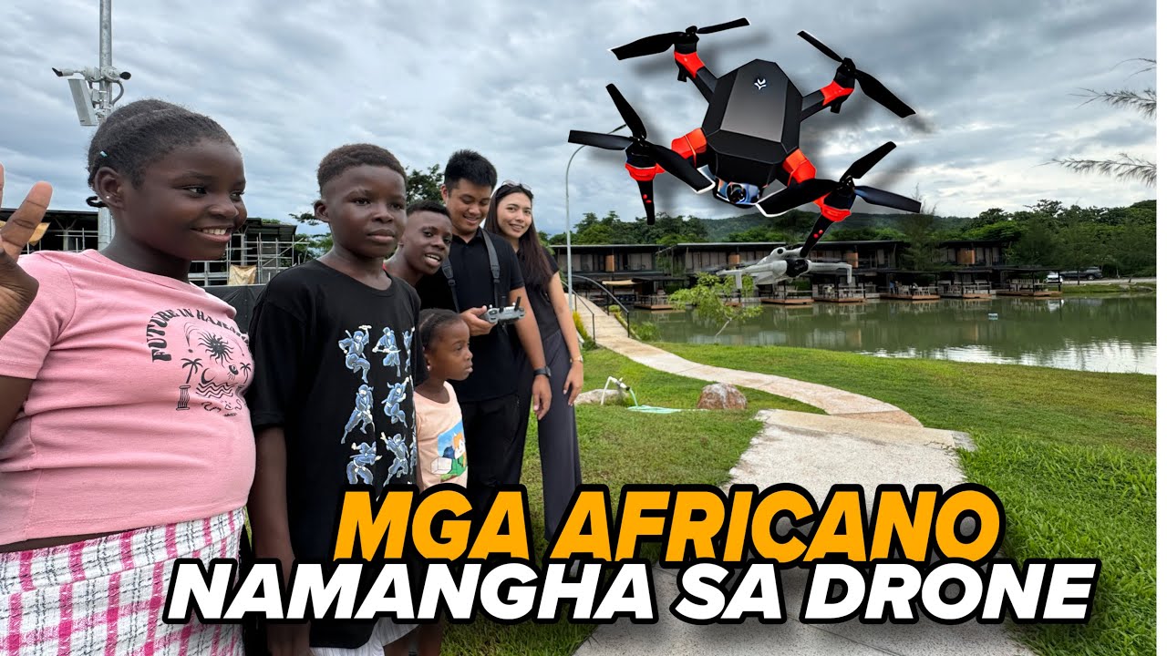 MGA AFRICANO NAMANGHA SA DRONE - YouTube