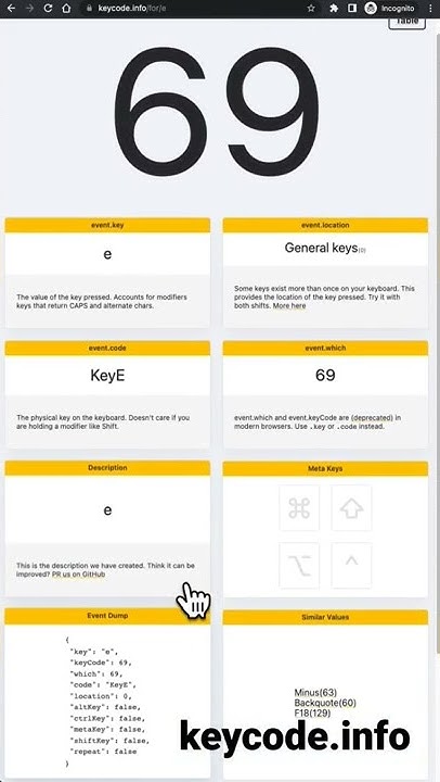 keycode - identificar códigos de teclas - YouTube