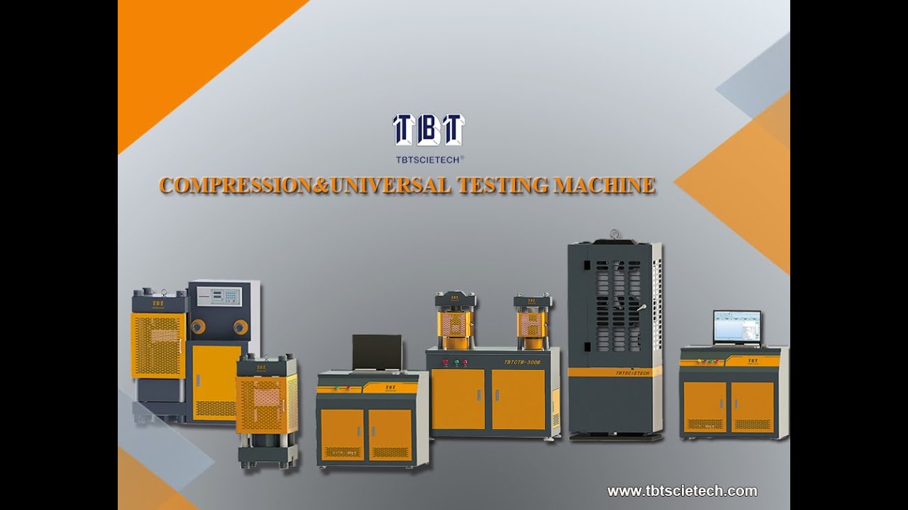 TBT Compression and Universal Testing Machine - YouTube