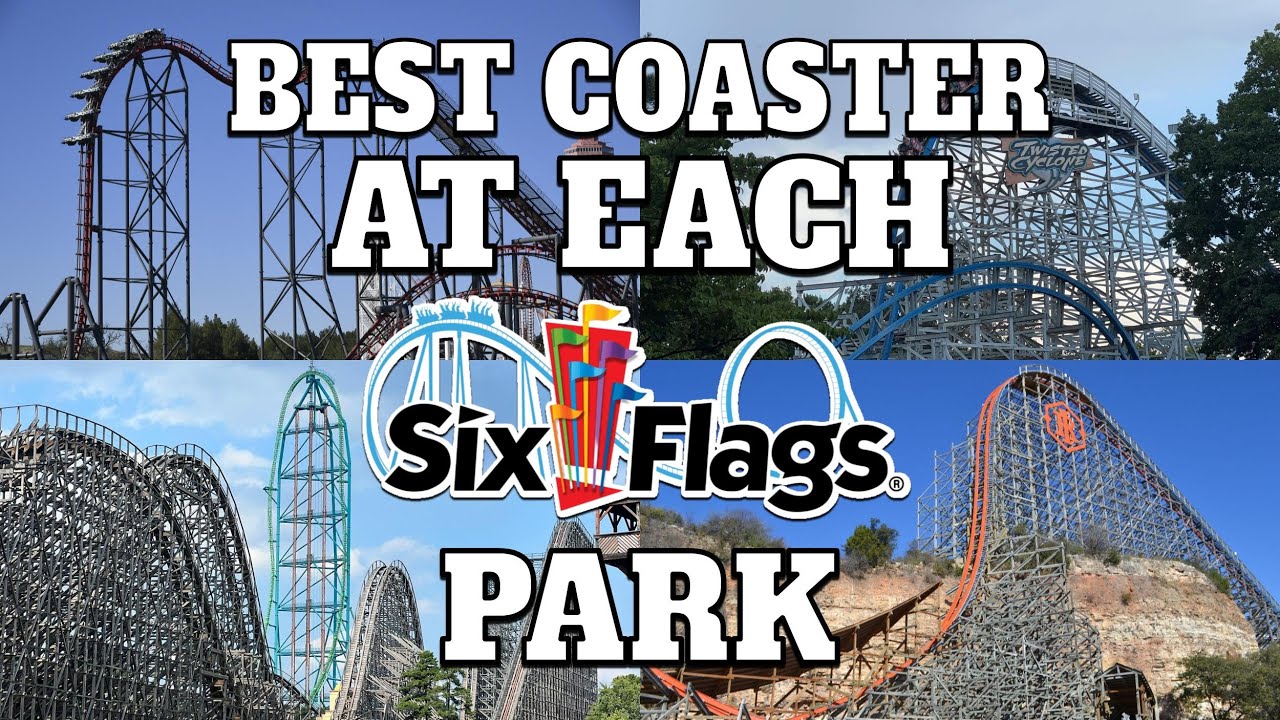 The Best Roller Coaster at Each Six Flags Park - YouTube