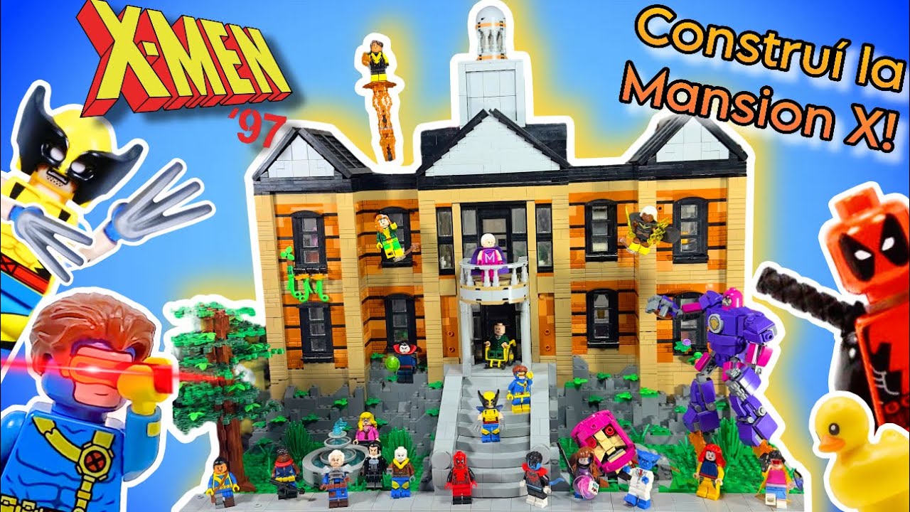 CONSTRUÍ La Mansion X Men MÁS GRANDE En LEGO! / Lego X-Men 97 - YouTube