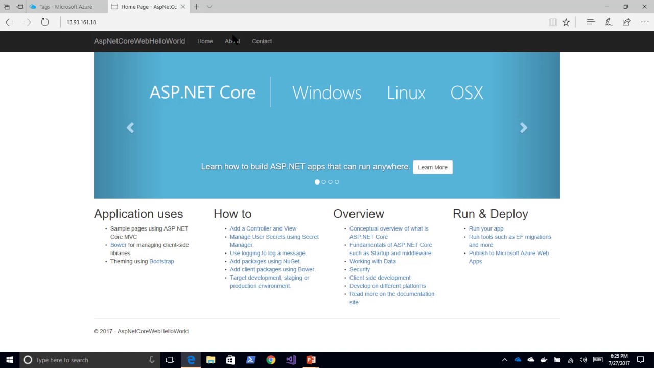 Deploying Docker Images From The Azure Container Registry To Azure Container Instances Youtube