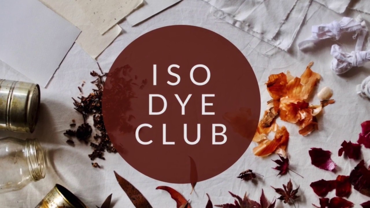 The Iso Dye Club - learn to eco-print on cotton and paper - YouTube
