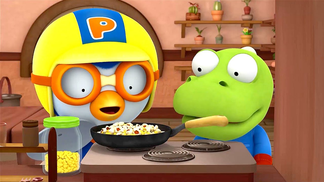 Pororo the Little Penguin 🐧 Popcorn Time 🍿 Best Cartoons for Babies ...