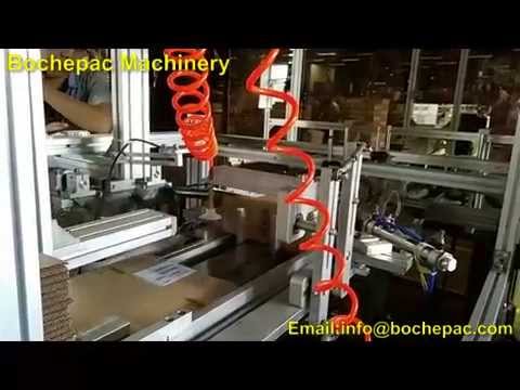 automatic box loading machine Case filling machine - YouTube