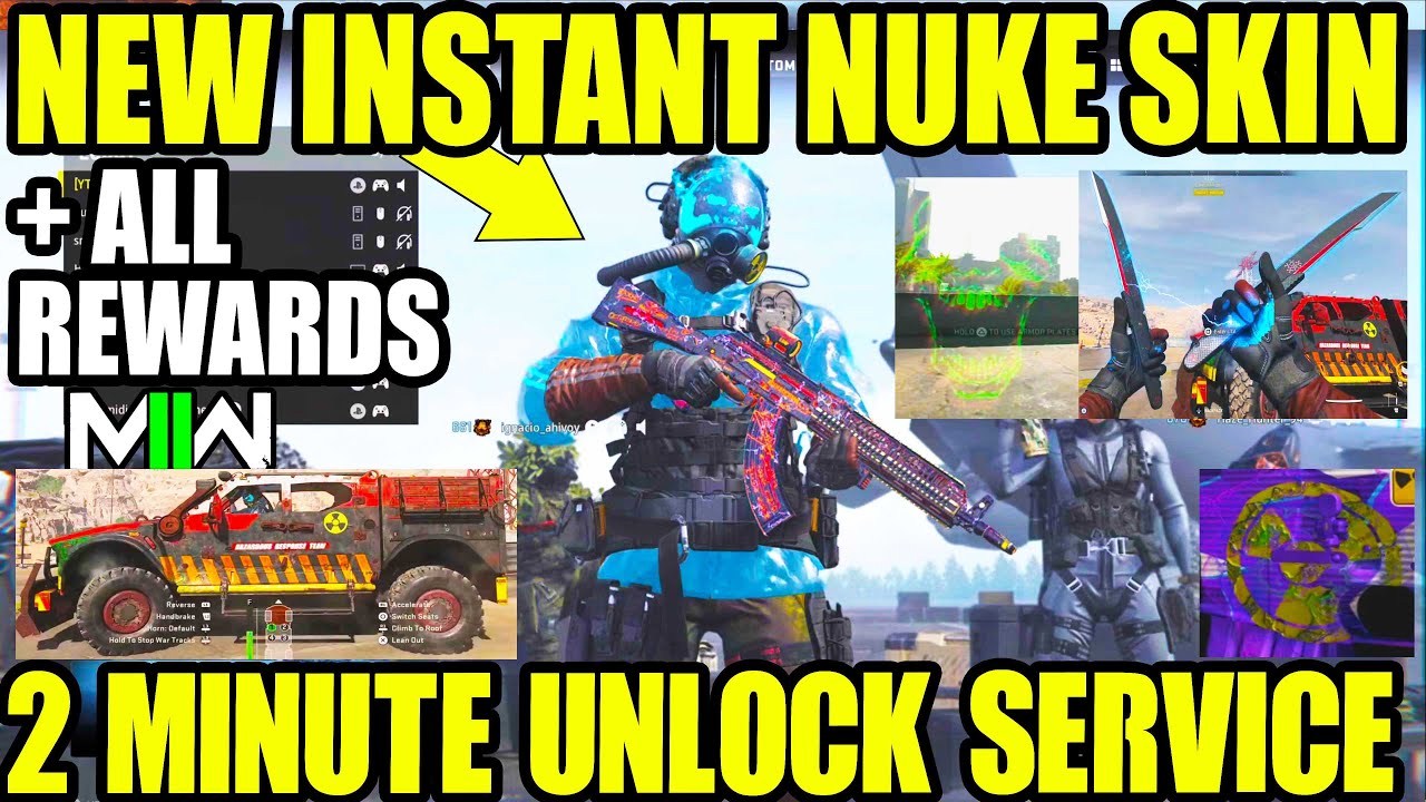 MW2 INSTANT NUKE SKIN 2 UNLOCK SERVICE In 2 MINUTES NUKE SKIN SEASON 4 ...