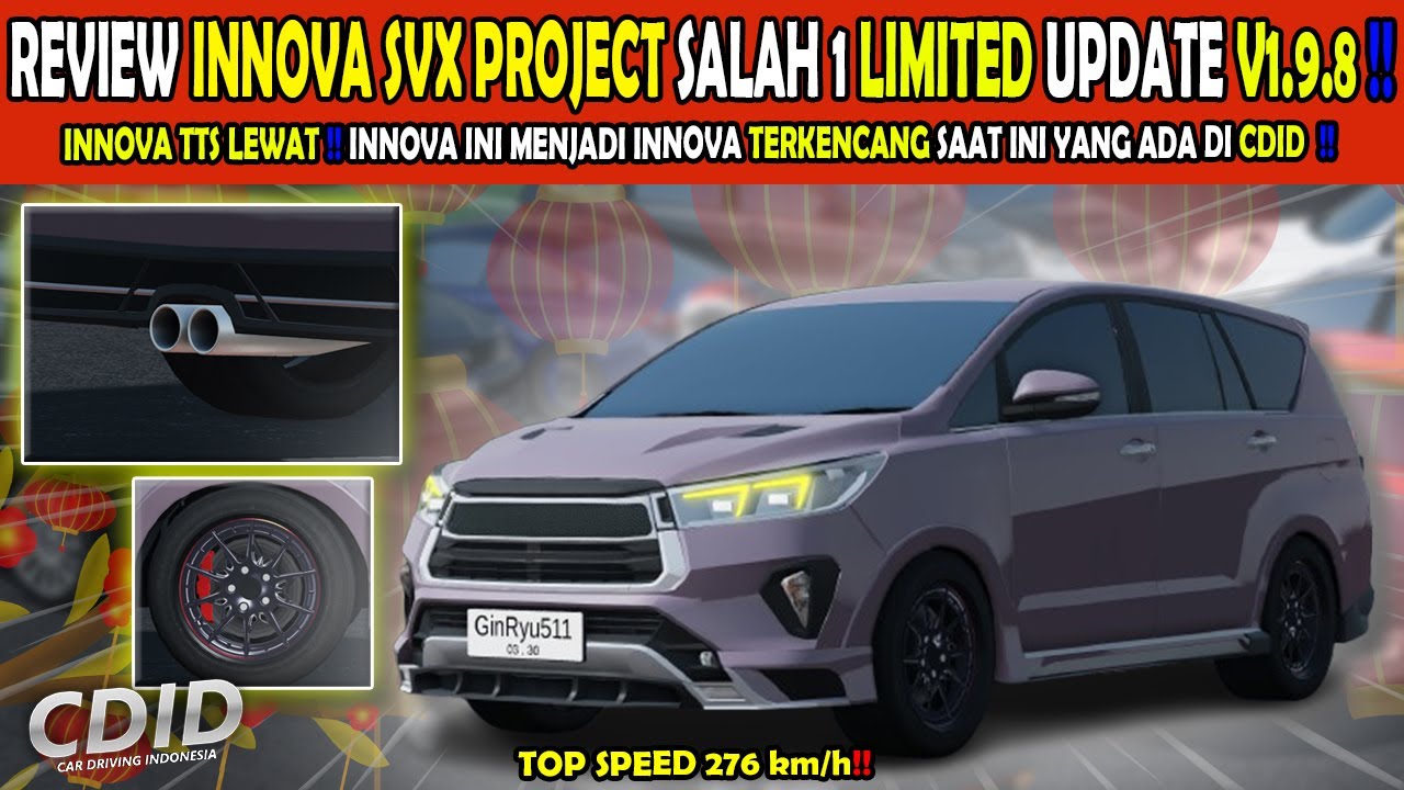 INNOVA SVX PROJECT LIMITED CDID V1.9.8!! INNOVA INI MENJADI YANG ...