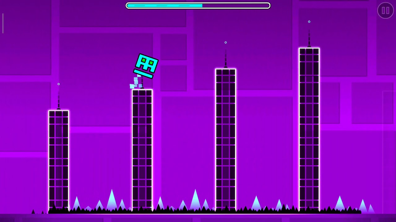 Geometry Dash - 1st level Complete Gameplay . - YouTube