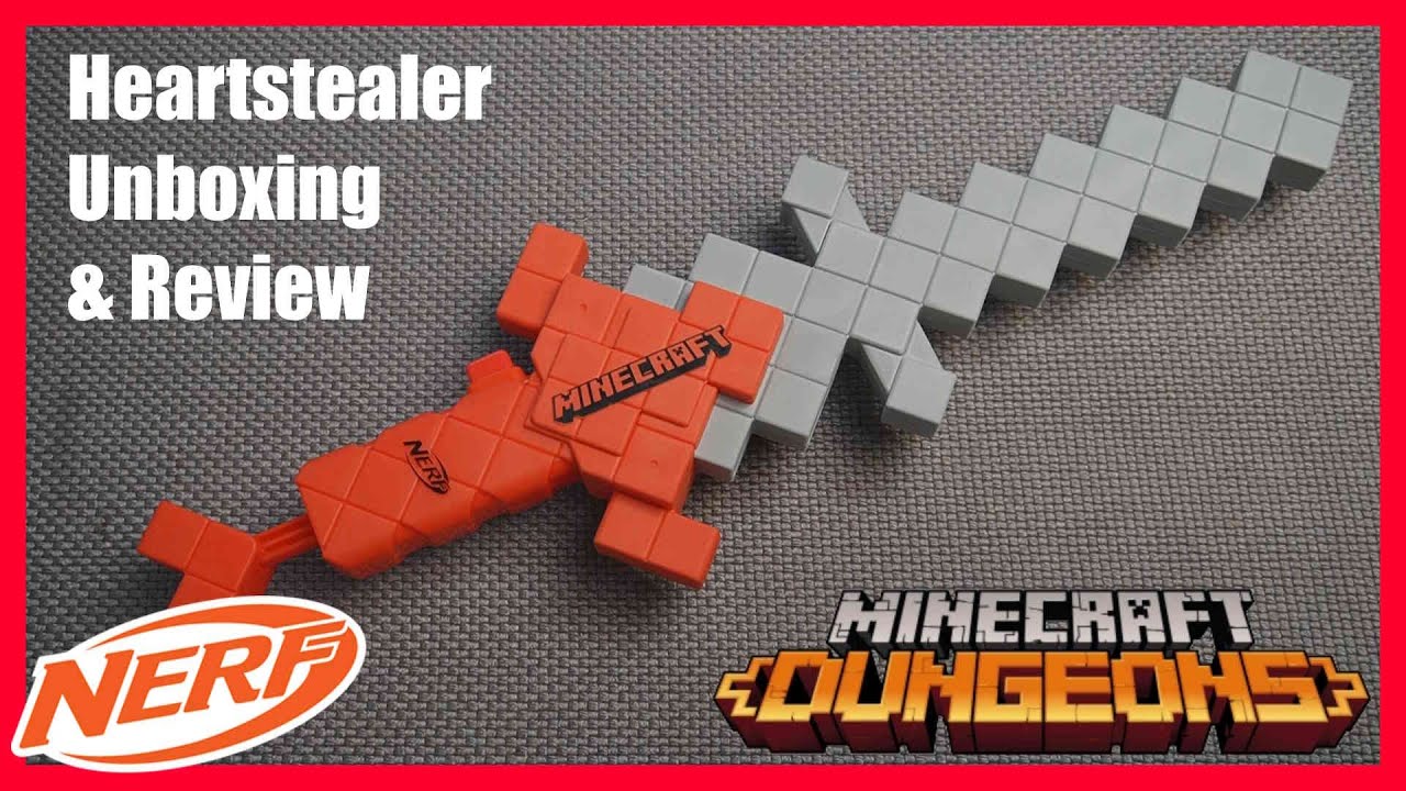 Nerf Minecraft Heartstealer Unboxing & Review (A Collector's Viewpoint ...