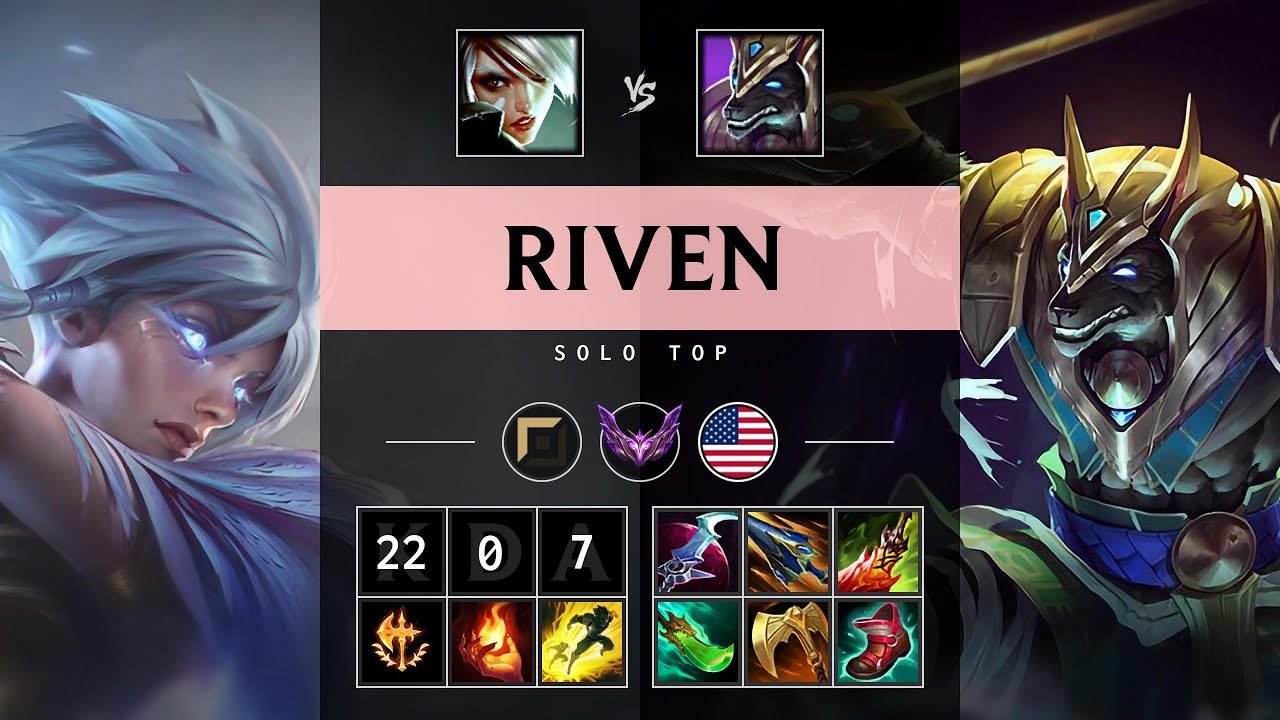 Riven Top vs Nasus: Triple Kill, Legendary - NA Master Patch 14.18 ...