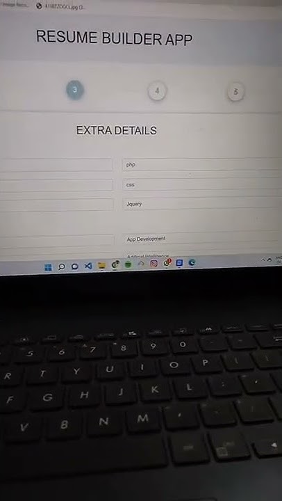 Resume Builder Application using Reactjs || React - YouTube