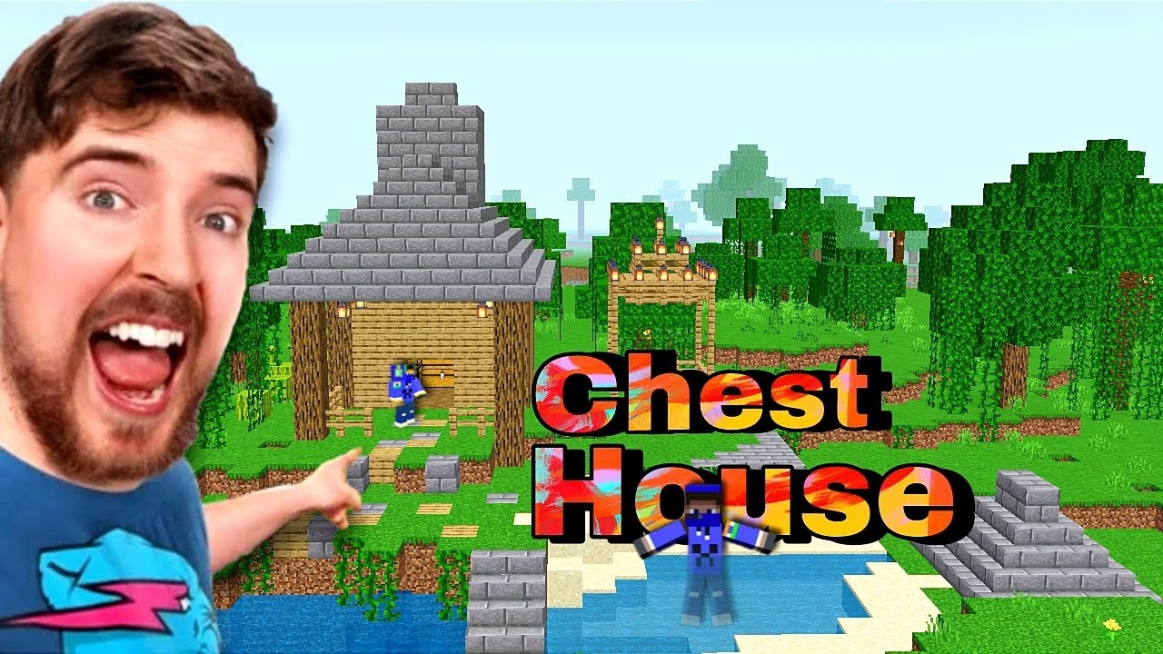 MINECRAFT CHEST HOUSE - YouTube