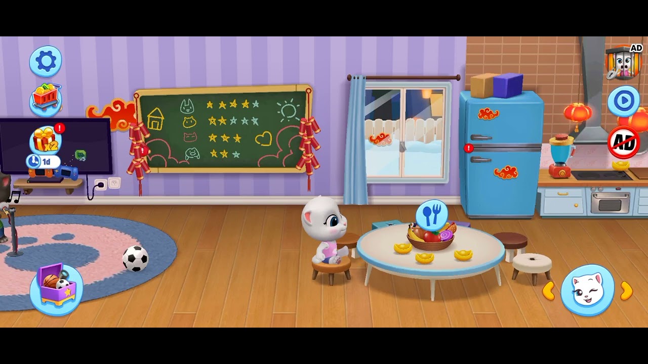 Talking Angela but playing ball ⚽ 🧡💛💚💙💜🤎🖤🤍 - YouTube