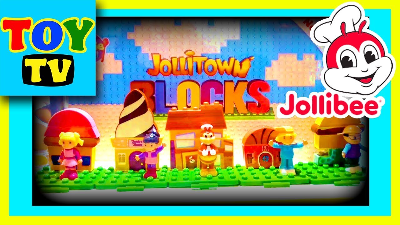 Jollibee Jollitown Blocks Toys 2020 Complete Set of 5 Jolly Kiddie Meal ...