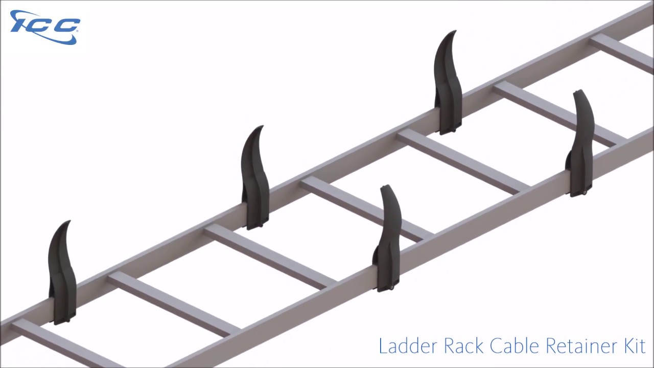 ICC Ladder Rack Cable Retainer Kit - YouTube