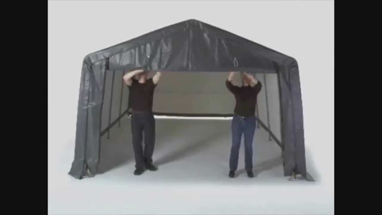 Clarke Garage-in-a-Box instant garages - YouTube