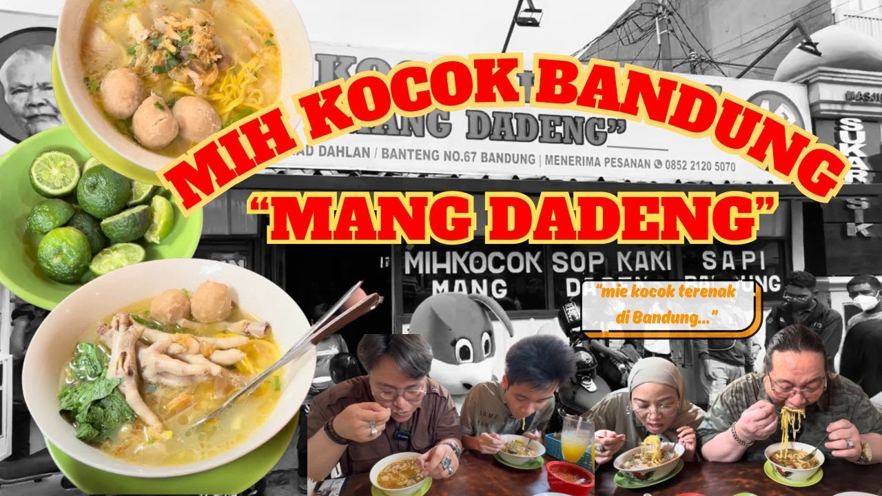 Mih Kocok Bandung "Mang Dadeng" , Bandung || #sobatzerin - YouTube