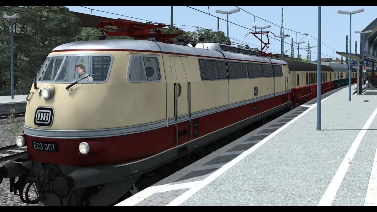 E03 TEE Reihngold von Köln nach Koblenz mit zwischenhalten u.a. in ...