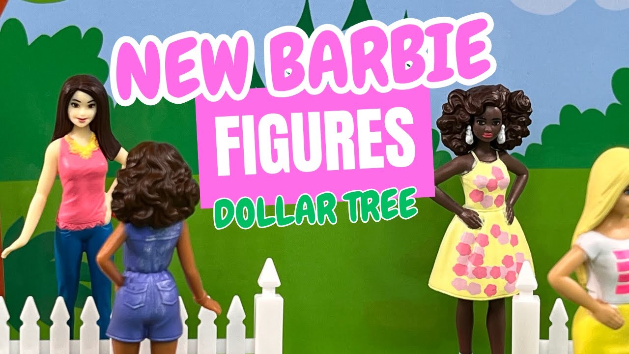 New Mini Barbie Figures from Dollar Tree - YouTube