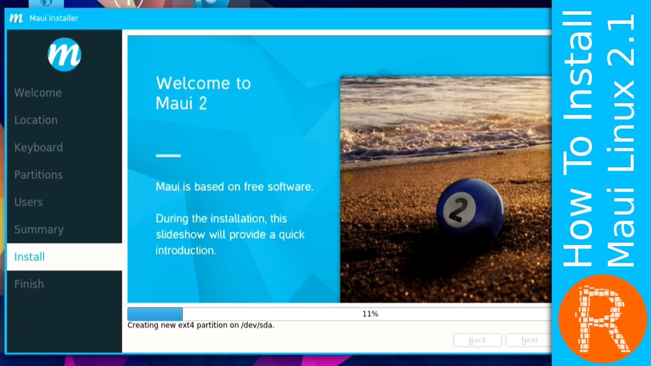 How To Install Maui Linux 2.1 - YouTube