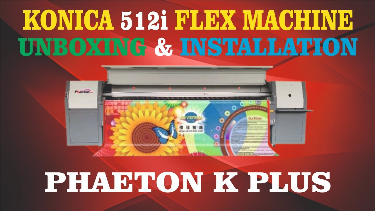 2025 की सबसे शानदार फ्लेक्स मशीन | Full Installation of Flex Machine ...