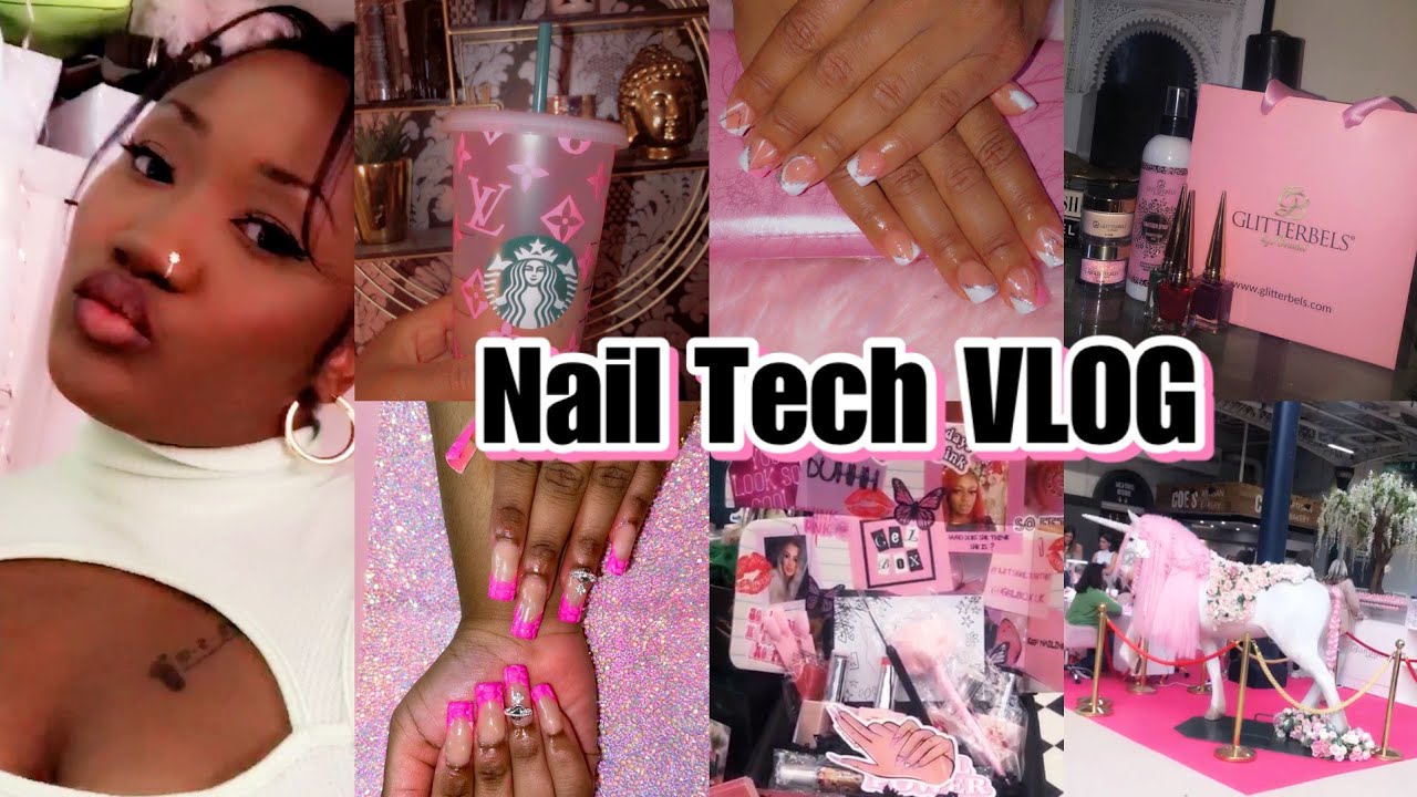 VLOG| NAIL EVENT & DAY IN THE LIFE OF A NAIL TECH! - YouTube