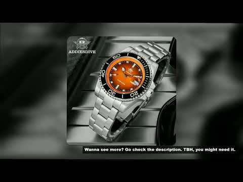 ADDIESDIVE 41mm Man Luxury Watch Japan 2115 Quartz Movement Watch Luminous 200m Waterproof 316L Stai