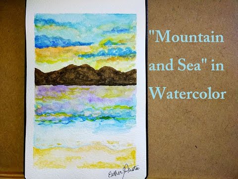 Painted a Scene Roughly in Watercolor| Philippines