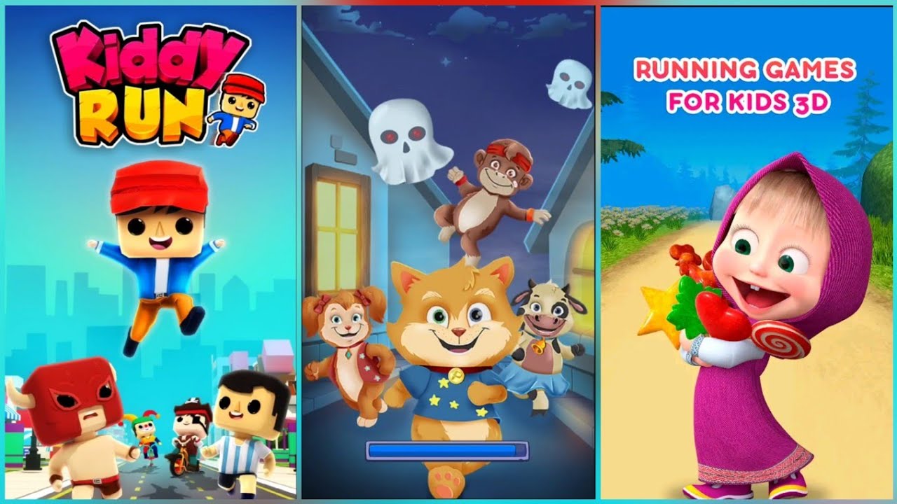 Kiddy Run - Let's Run - Toon Math || 3 Gameplay In A Row - YouTube