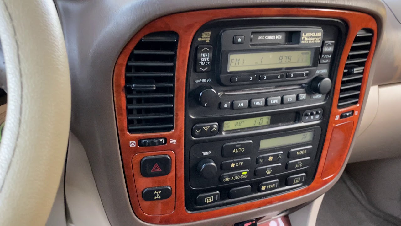 Interior Review of 1999 LX470 - YouTube