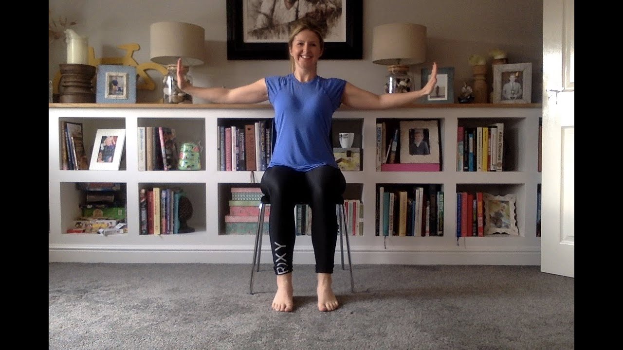Seated Pilates Class 1 - YouTube
