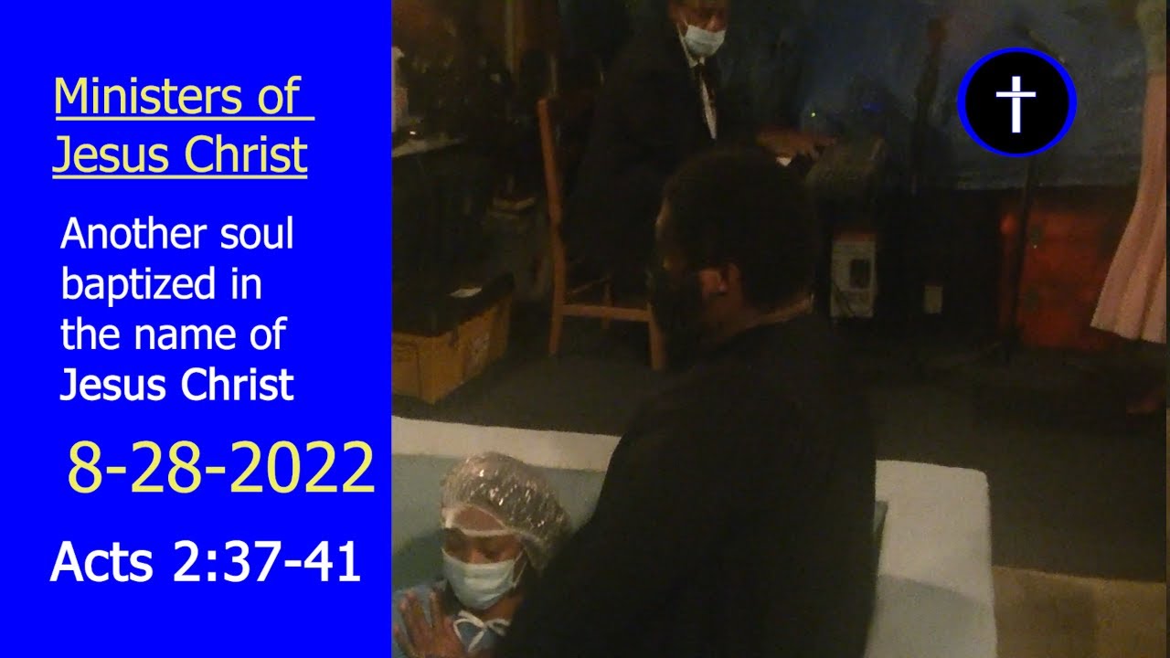 Baptized in the name of the Lord Jesus Christ! Another Soul obeyed on 8 ...