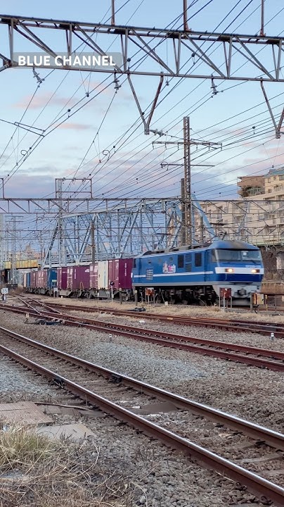 (貨物列車) 2025/01/18 ****レ EF210-133 + コキ20B (07:08) #Shorts - YouTube