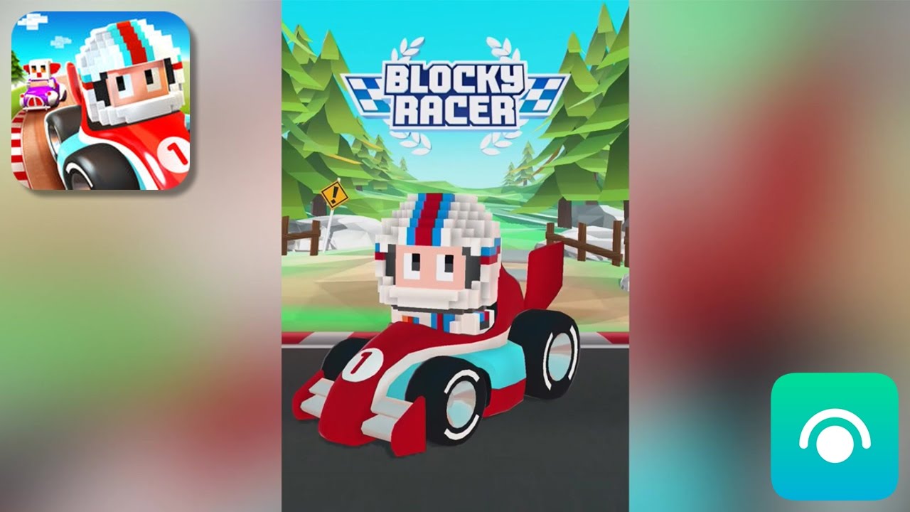 Blocky Racer - Gameplay Showcase (iOS) - YouTube