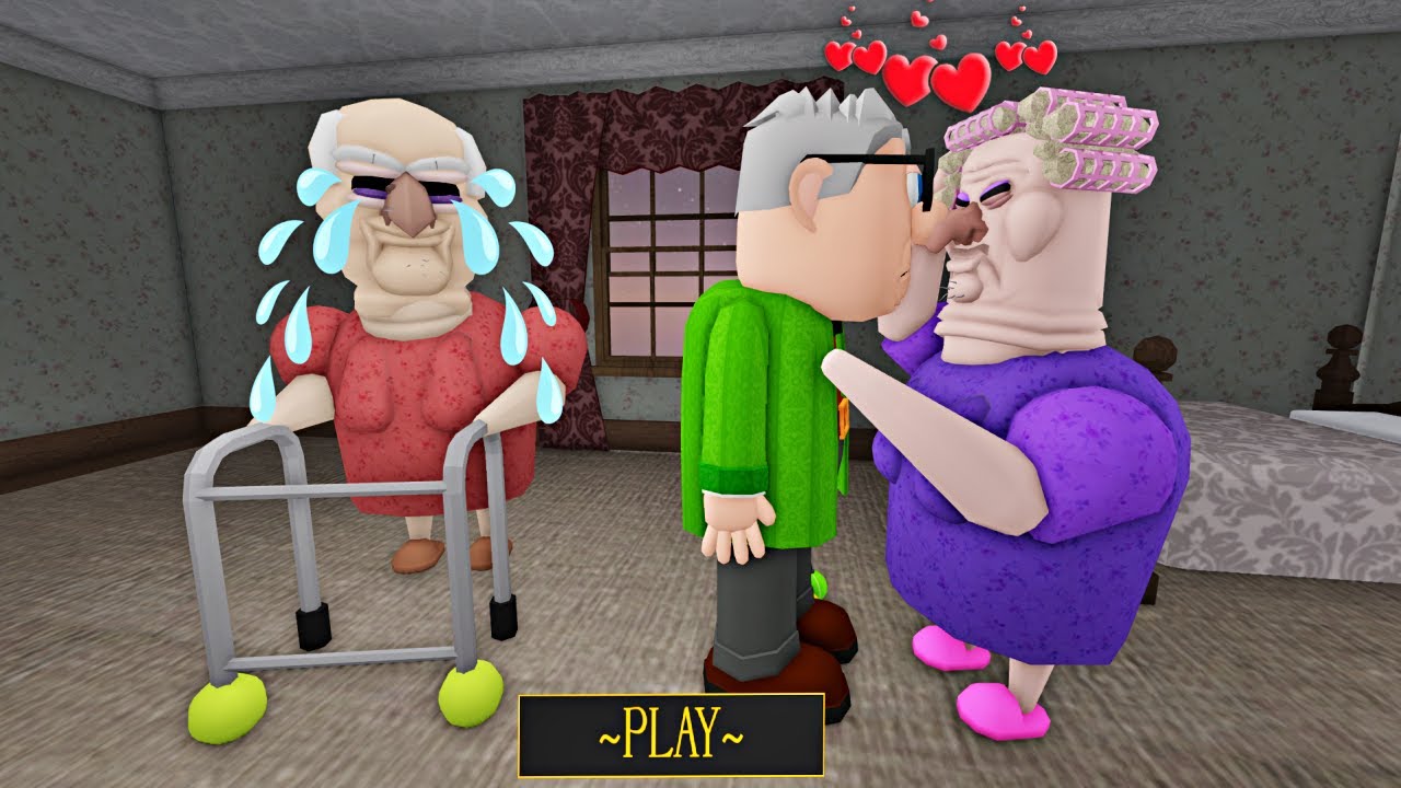 SECRET UPDATE | GRUMPY GRAN FALL IN LOVE WITH EVIL GRANDPA? ROBLOX # ...